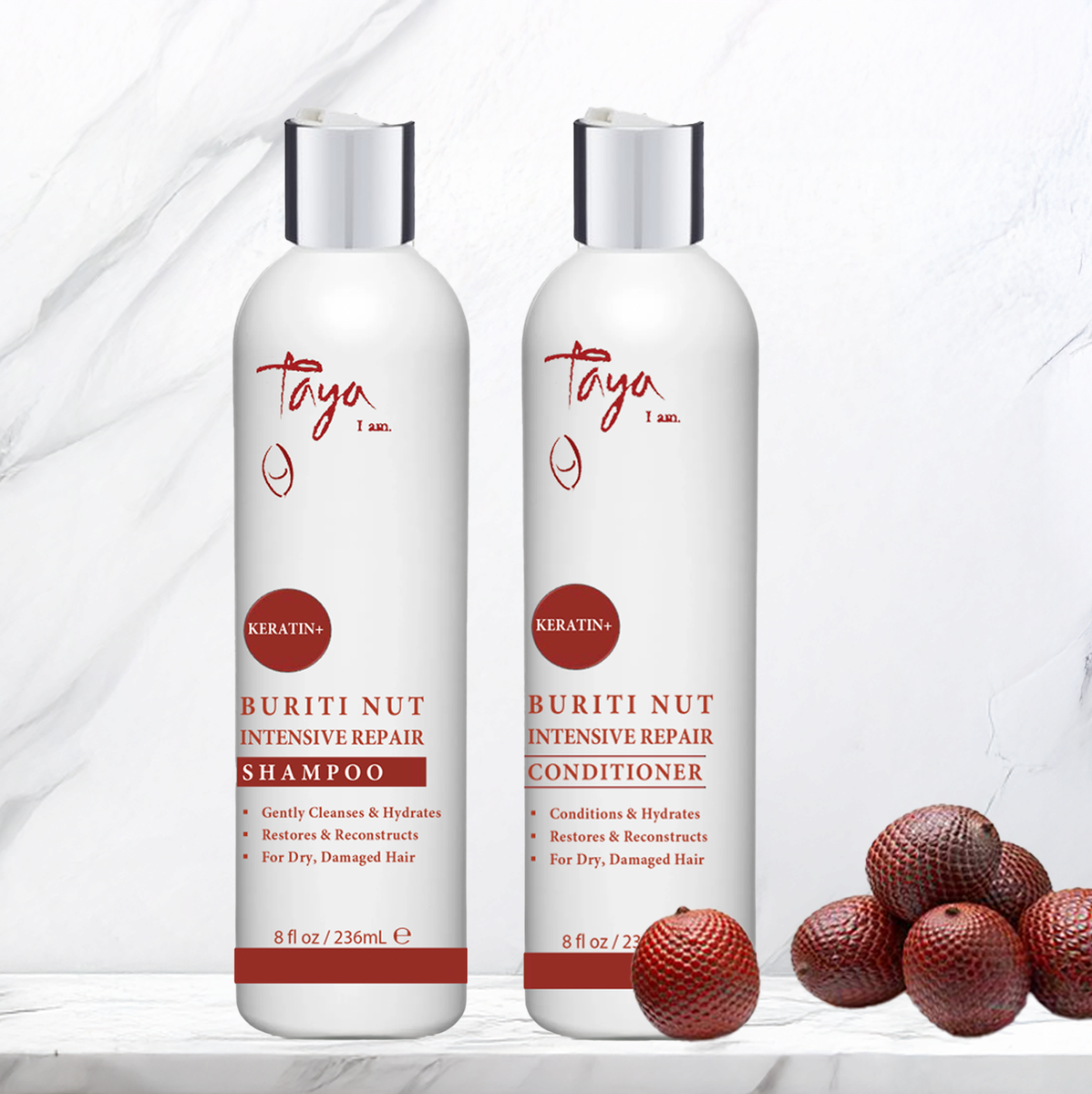 Buriti Nut Intensive Repair Shampoo & Conditioner Duo – Taya Beauty